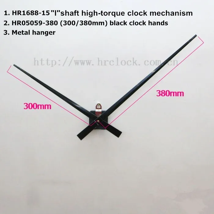 Extra Large Clock Hands - 1m Long Pointers for Big Clocks