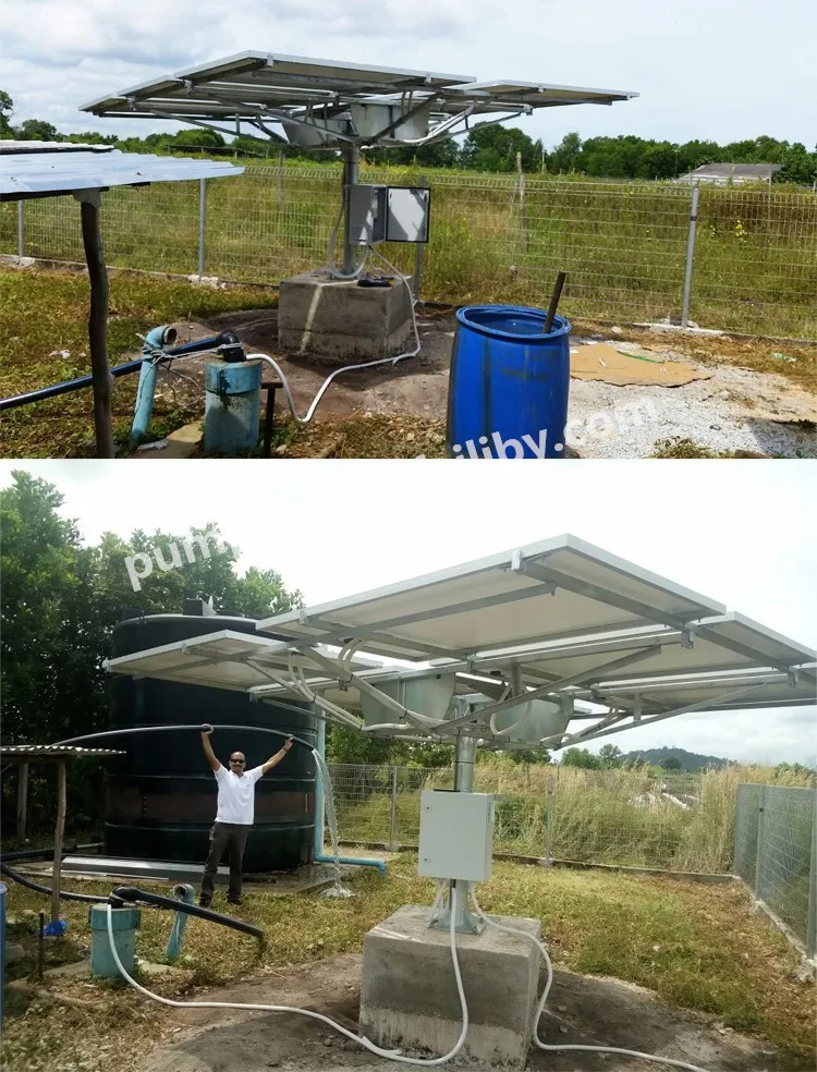 Rural Solar Borehole Pumps 1000w Solar Water Pump Kit For Boreholes ...