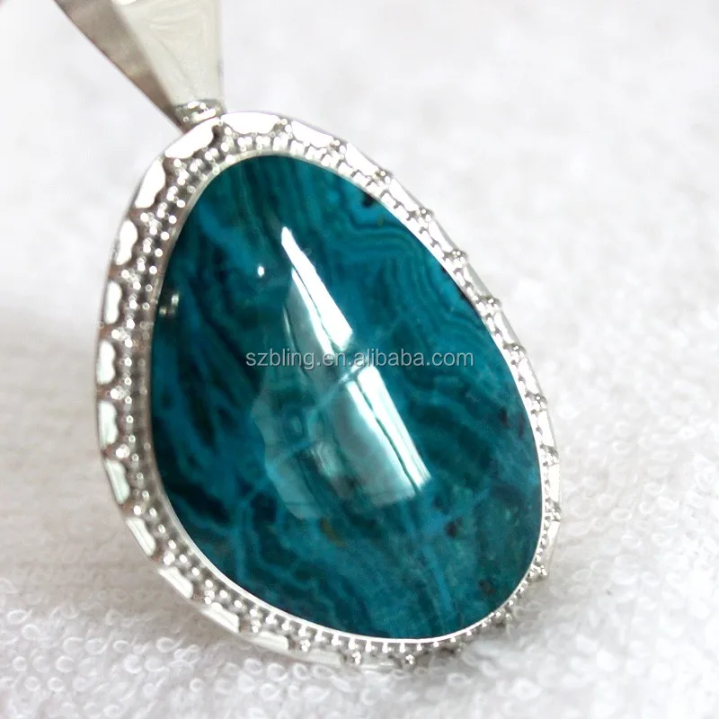 Big Stone Pendant Design - Large Gemstone Charm Pendant