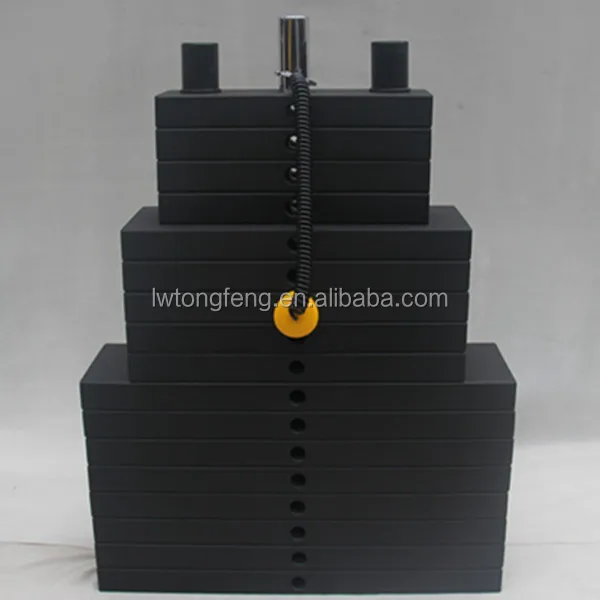 Train Good Fitness Weight Stack Plate,Rectangular Weight Plates 20 Kg ...