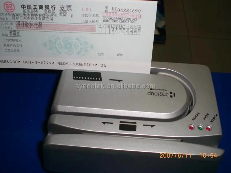 MICR Magnetic Ink Reader - Efficient Check Card Processing
