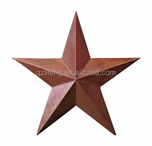 Large Rustic Texas Americana Style Barn Star Wall Hanging Decoration ...