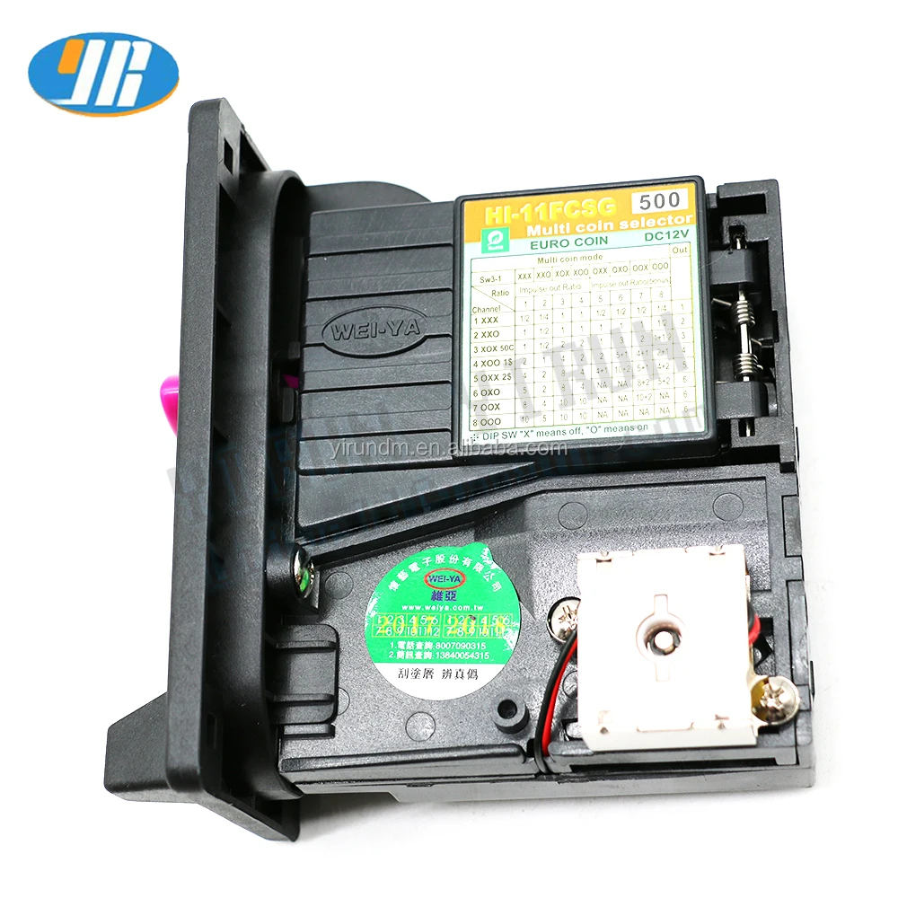Weiya Multi Coin Acceptor Hi-11fcsg Coin Selector For Vending Machines ...