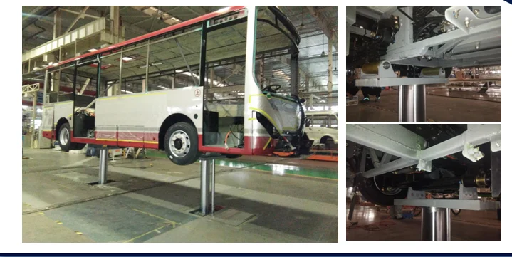 8t-15t Commercial Bus Inground Car Lift - Buy One Post Movable Truck ...