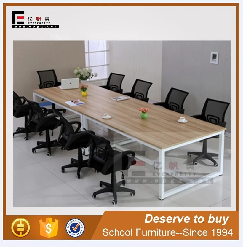 Boardroom Extension Conference Table, Simple Meeting Room Tables, View ...