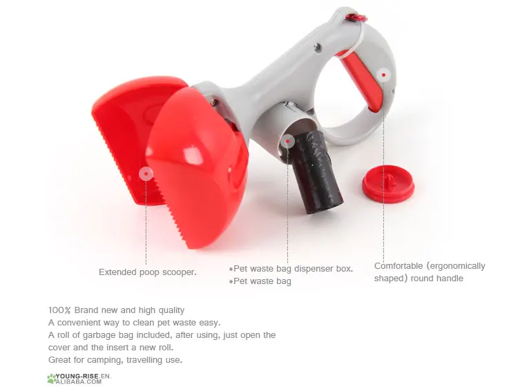 Wholesale Shit Clip Dog Poop Catcher Pet Picker Pooper Scooper With ...