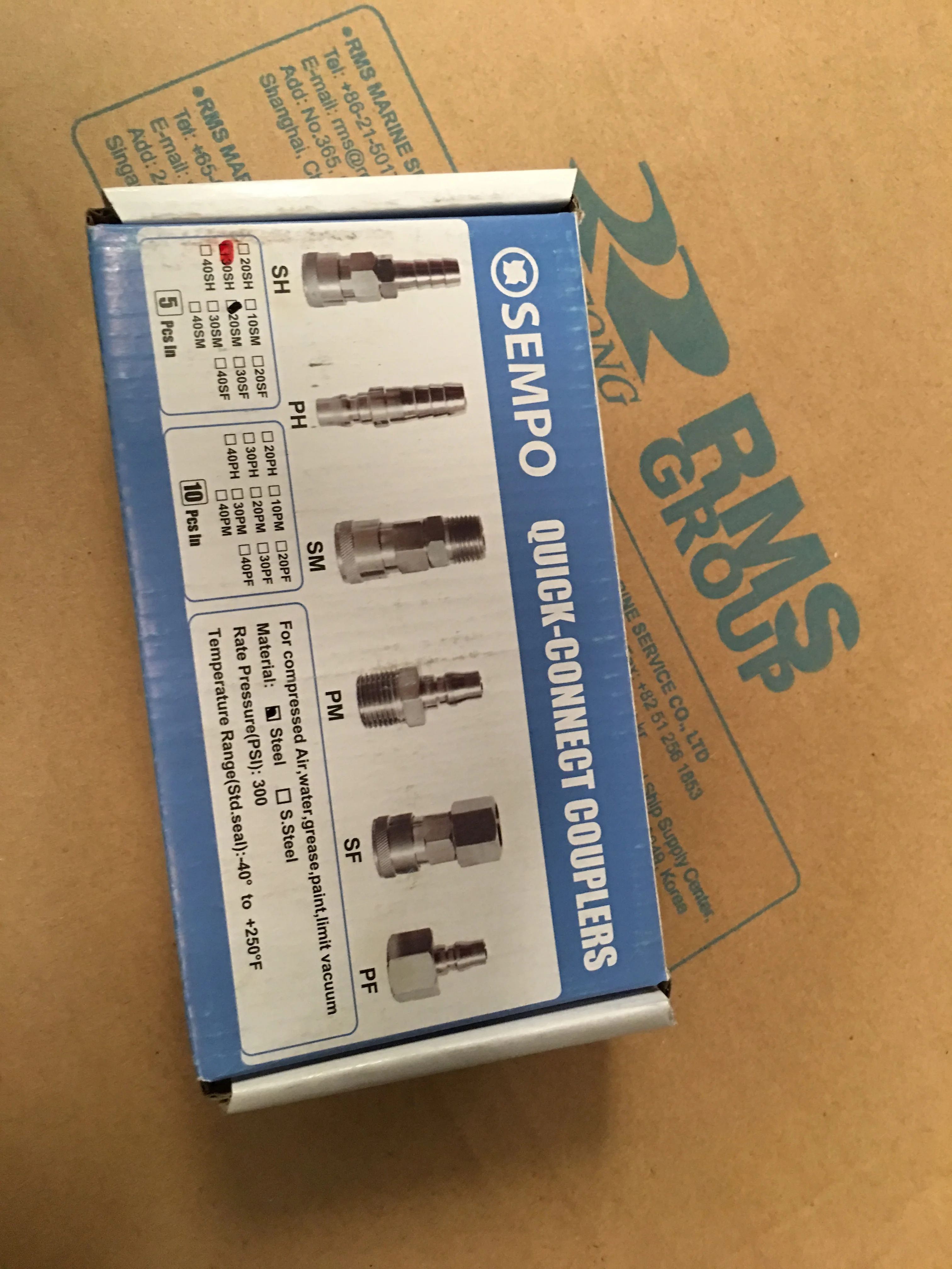 Marine Impa 351202 Single End Shut Off Quick Connect Coupler - Buy ...