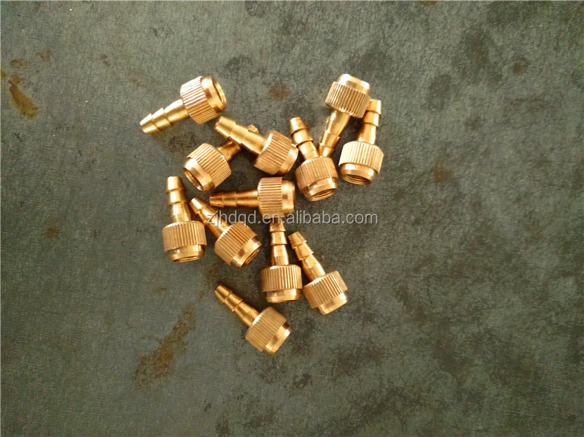Brass Swivel Hose Barbed Connector With Wing Nut,M16x1.5 Butterfly Nut ...