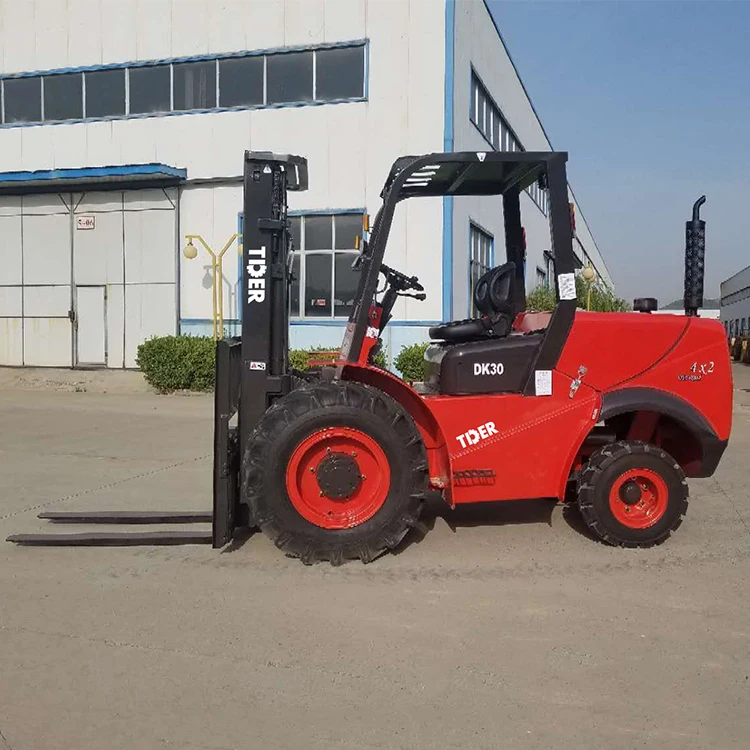Tder 2024 Off Road All 4x4 Four Wheel Drive Forklift 3ton 4 Ton 5 Ton Capacity Powerful Import ...