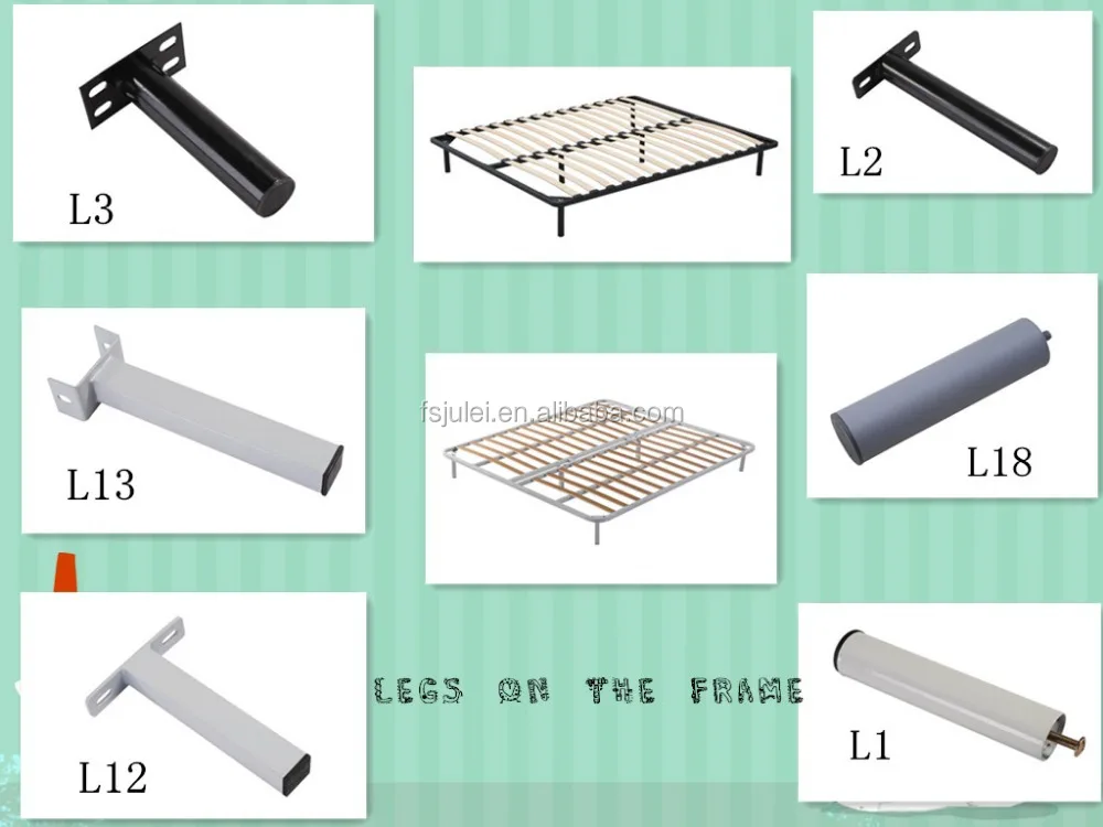 Parts For The Bed Frame Bed Leg - Buy Bed Frame Leg,Metal Bed Leg,Bed ...