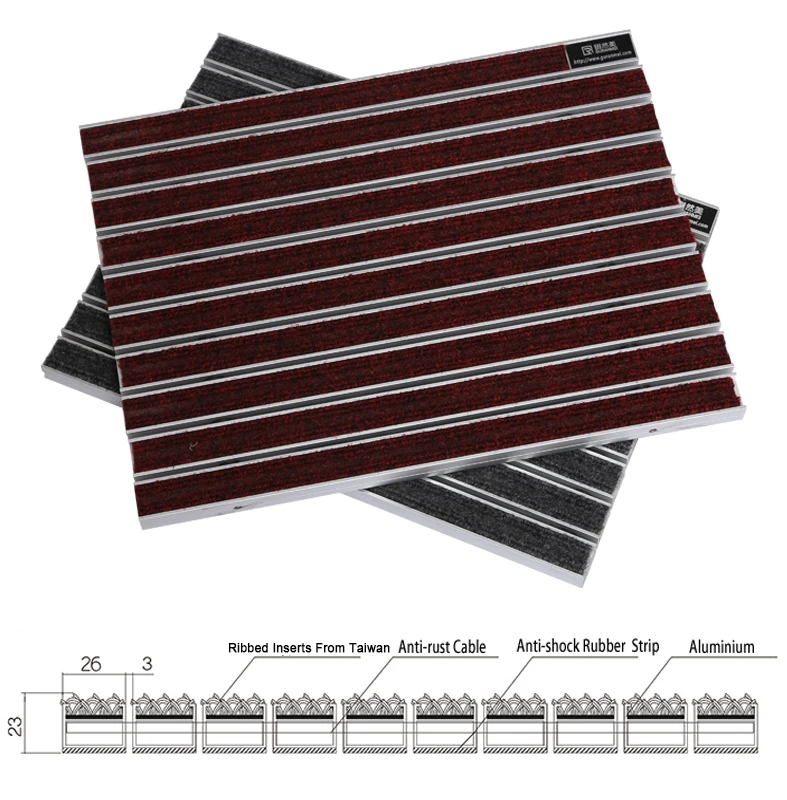 High Quality Aluminum Hotel Entrance Mat - Anti-Slip Doormat