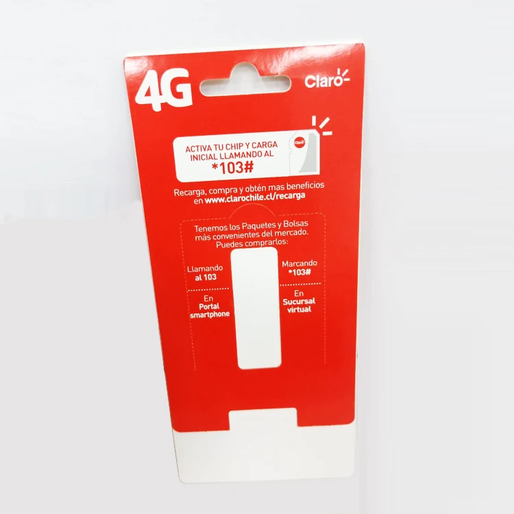 Custom 5G SIM Card Packaging - Eco-Friendly & Stylish
