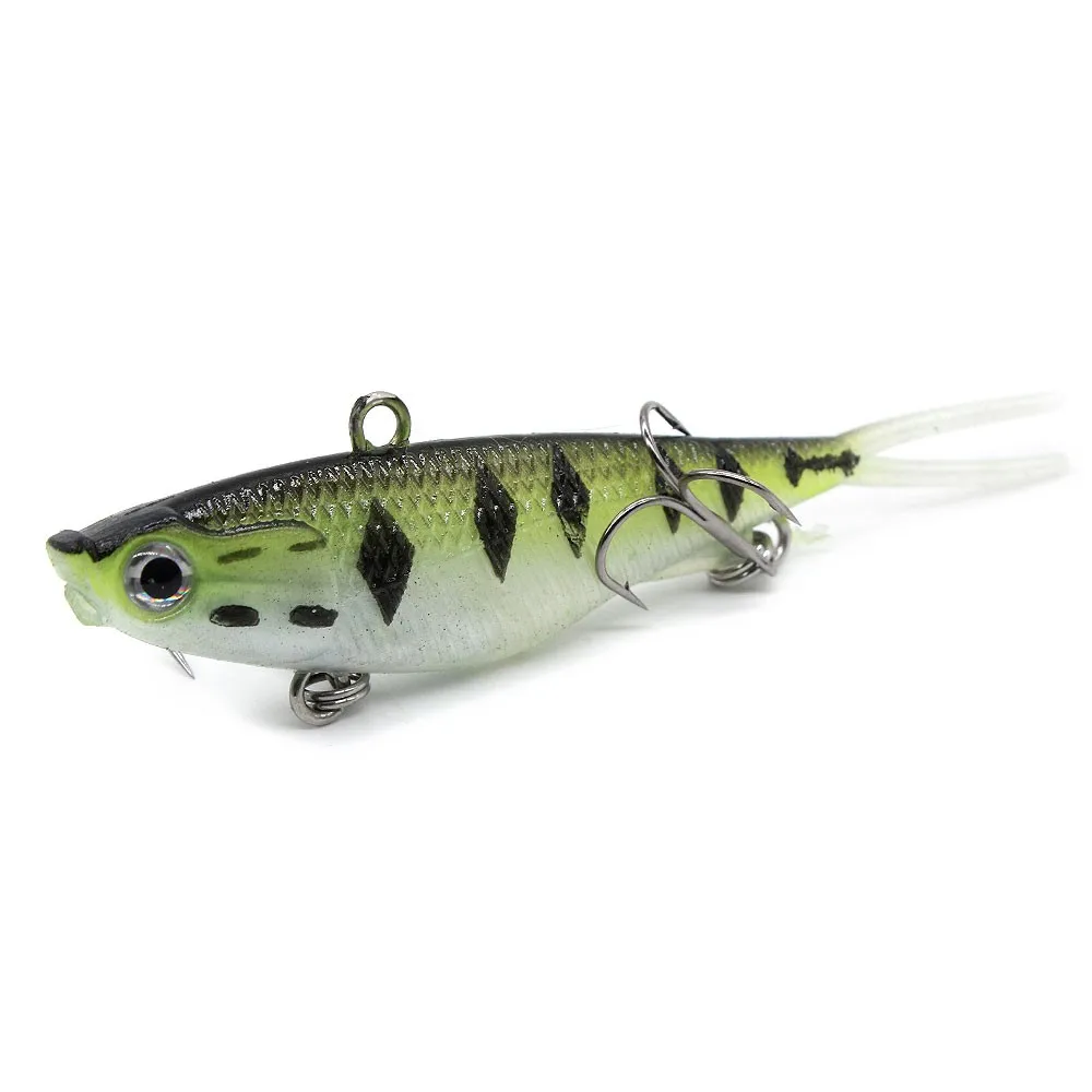 Soft Vibes Lure 95mm 21g - Premium Soft Plastic Fishing Lures for ...