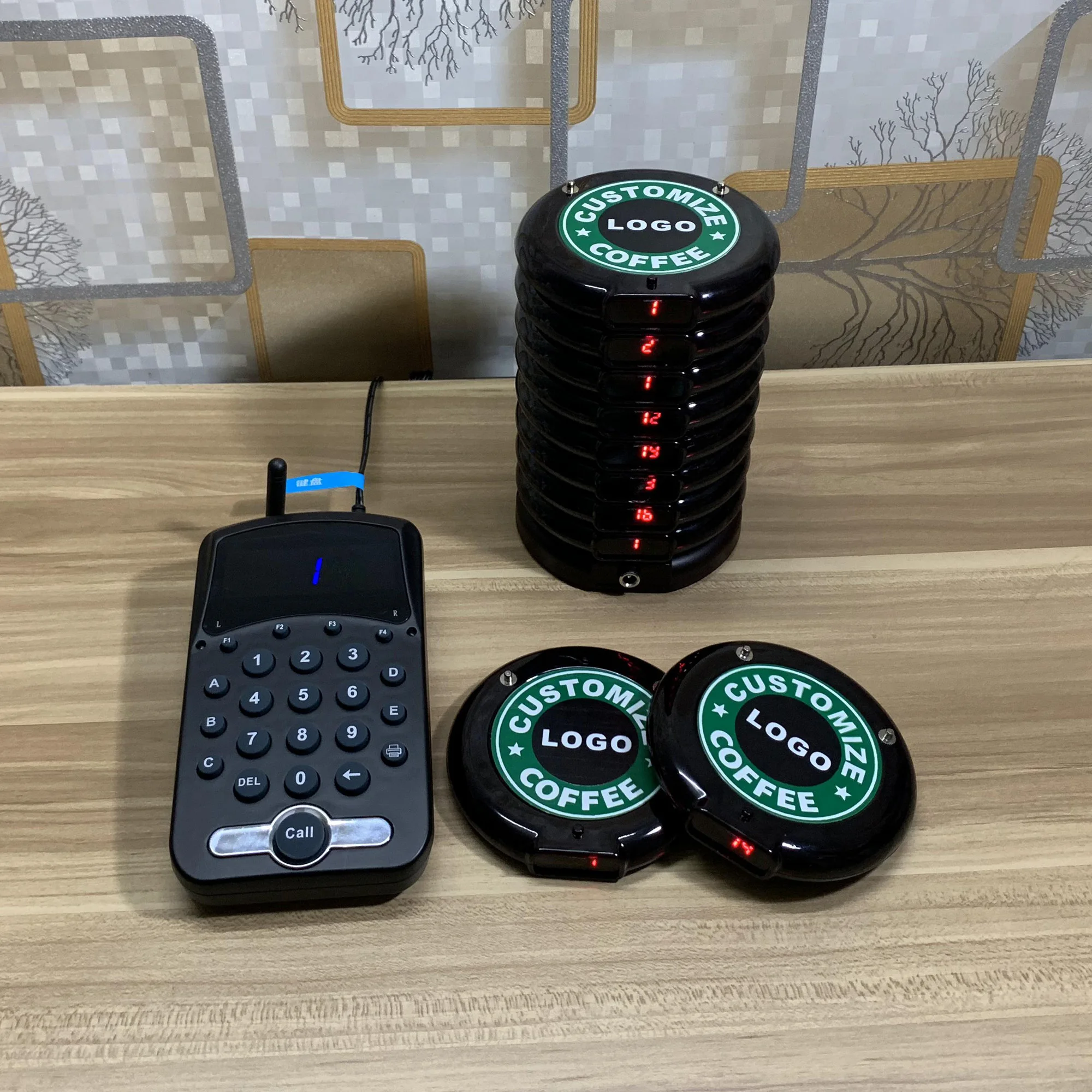 Hot Sold Wireless Paging System Food Buzzer For Restaurant Queue Pager ...