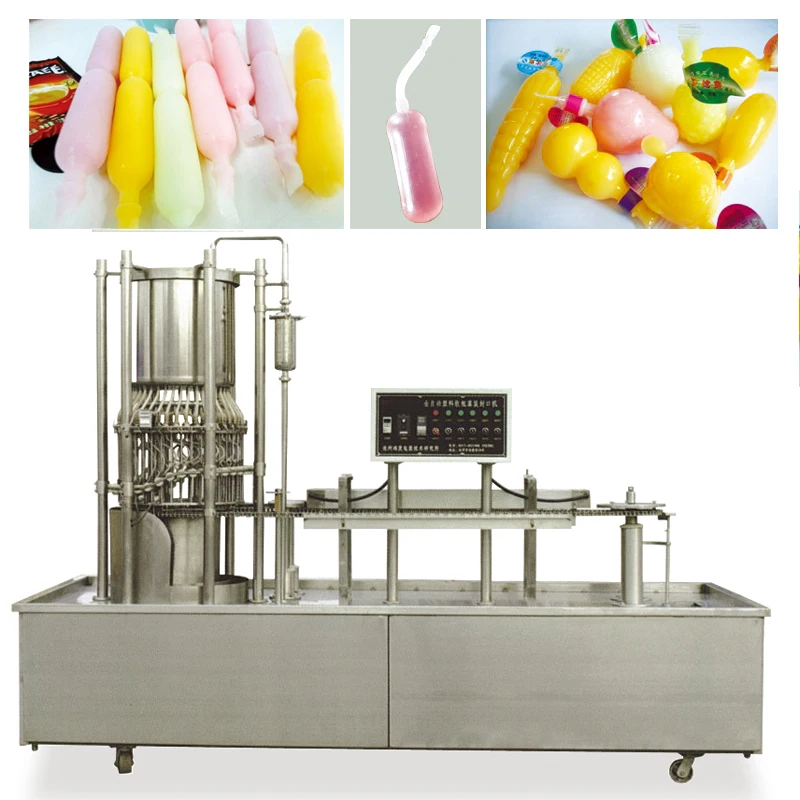 Ice Pop With Plastic Tube Filling Packing For Jelly Juice Sealing ...