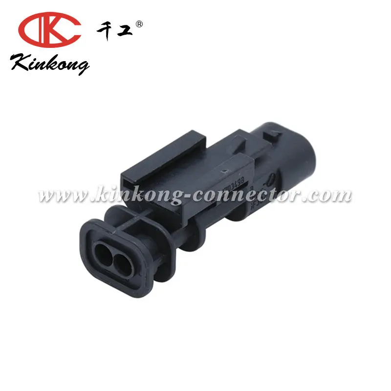 Kinkong 2 Pin Male Tyco/amp Black Electric Connectors And Sealed ...