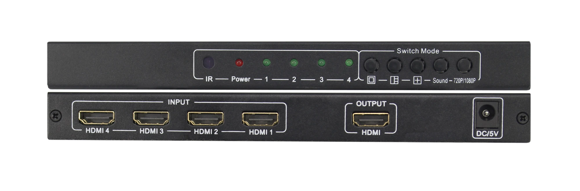 Hdmi Seamless Switch Quad Multi-viewer 4 In 1 Out 4x1 Hdmi Professional ...