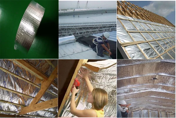 Metallized Pet Film Insulation Laminated With Polypropylene And Scrim ...
