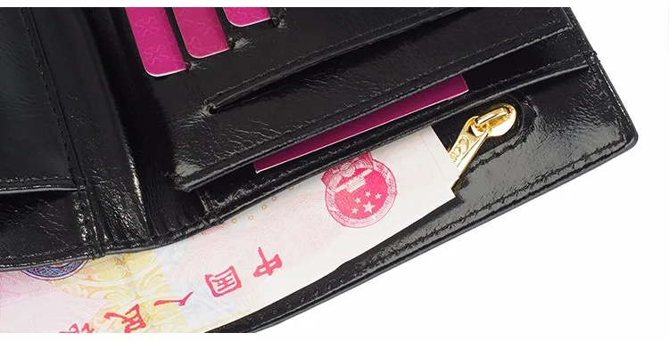 Italian Leather Long Style Leather Wallets Women Bags Women's Purse ...