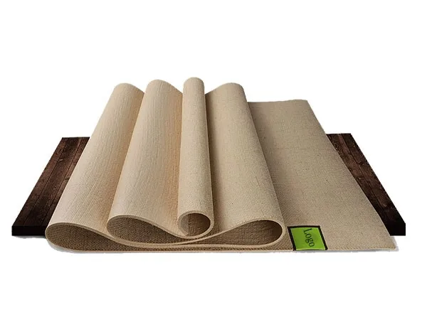 Eco-friendly Natural Rubber Jute Yoga Mat Wholesale For Anti Slip Yoga ...