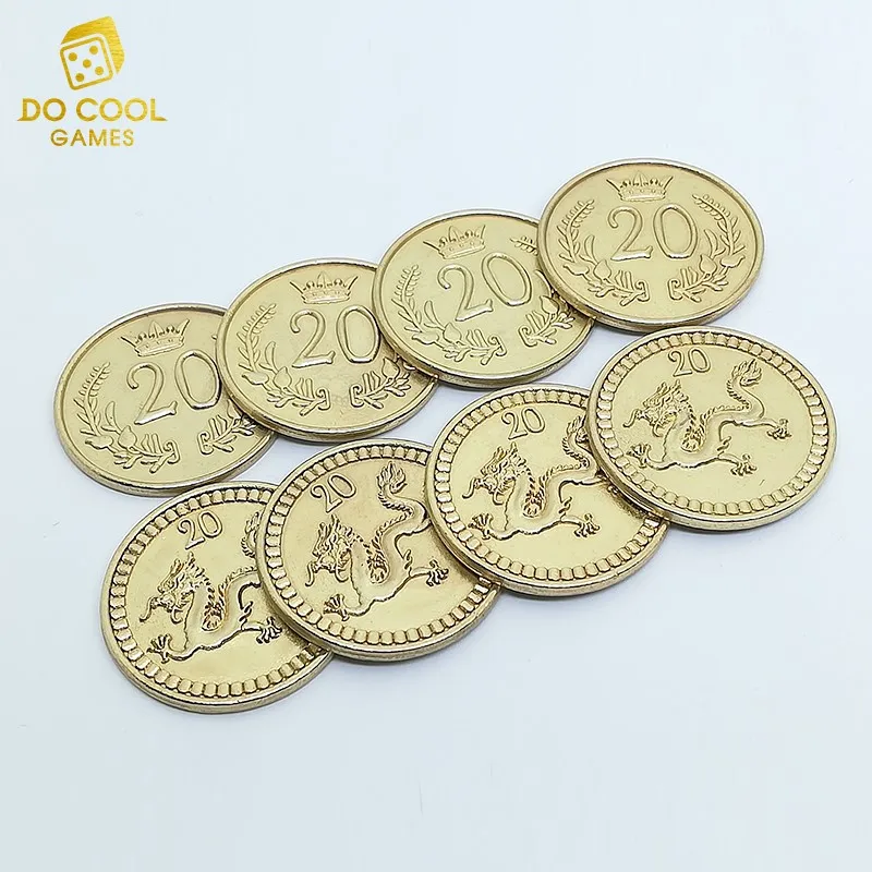 Good Quality Custom Metal Play Money For Board Game - Buy Play Money ...