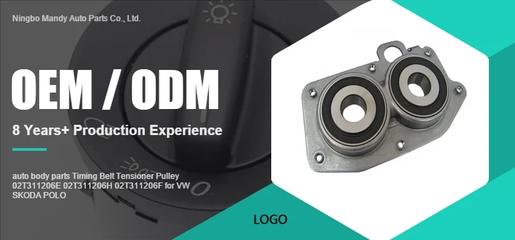 大众斯柯达波罗汽车车身零件正时皮带张紧器皮带轮02T311206E 02T311206F| Alibaba.com