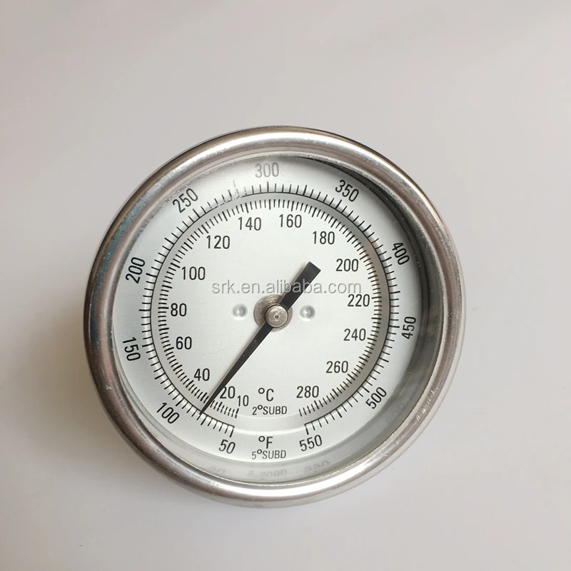 High Quality 3" Dial Bimetal Thermometer - Buy Bimetal Thermometer,3 ...