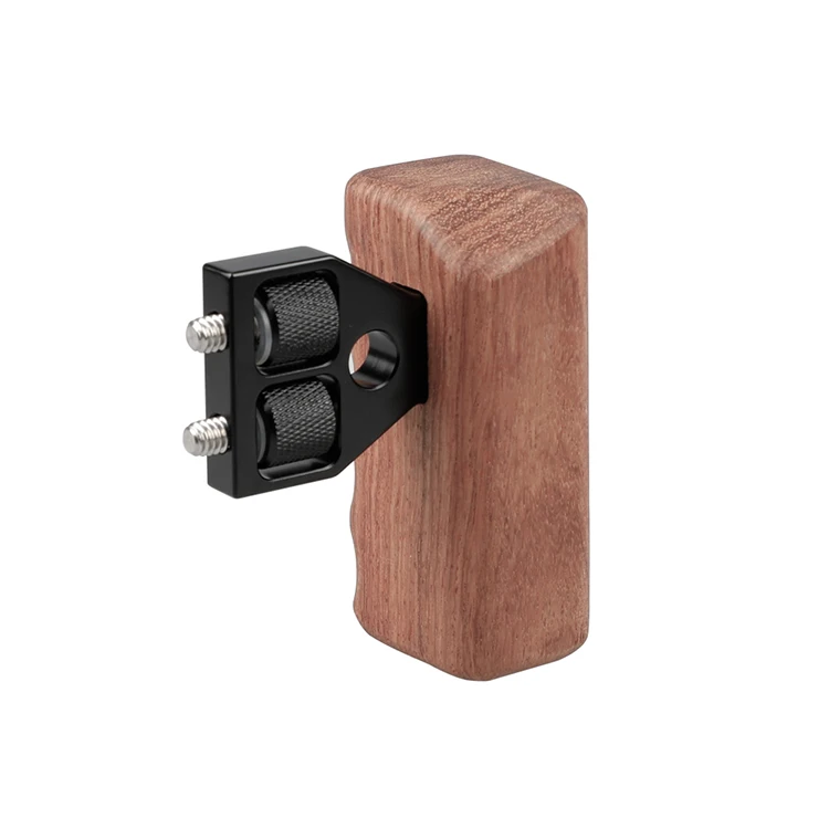 Wooden Camera Handle Grip for DV Video Cage Rig - CAMVATE