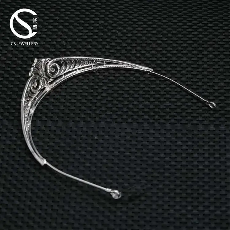 Tr15047 Wholesale Simple Diadem Hair Jewelry Custom Made Fashion Tiaras ...