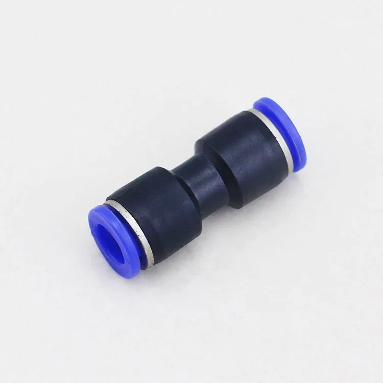 Pneumatic One Touch 8mm Hose Tube Pu Straight Connector Fitting - Buy Pu Connector,8mm Hose ...