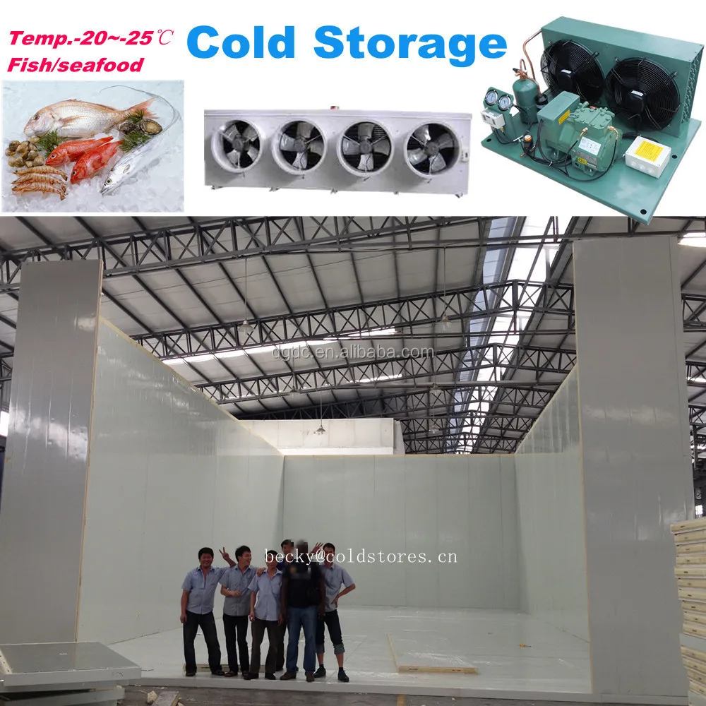 Fish Seafood Cold Storage For Freezing With Capacity 200ton - Buy Cold ...