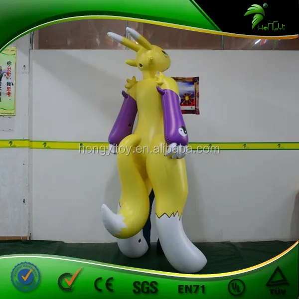 Hongyi Toy Inflatable Sexy Fox Girl Hot Big Boobs Inflatable Renamon