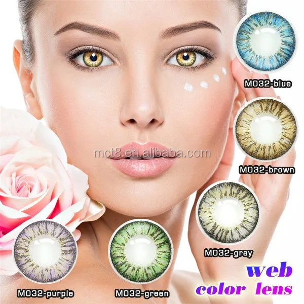 Cosmetics Ice Blue Eye Contacts Contact Lenses Yearly Wholesale - Buy ...