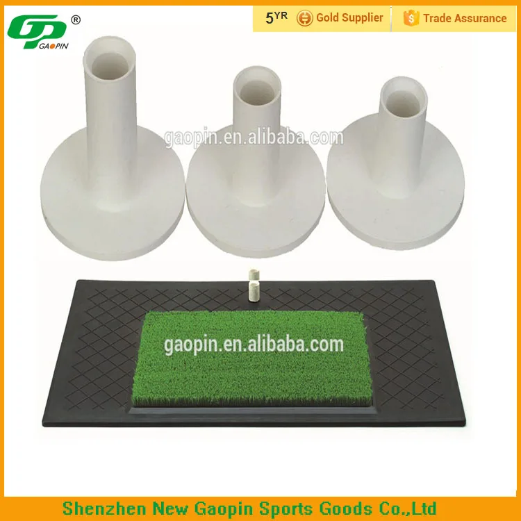 3pcs White Professional Rubber Golf Tees Practice / Driving Range Tee ...
