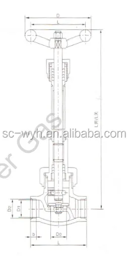 Cryogenic Long Stem Globe Valve - Reliable Performance