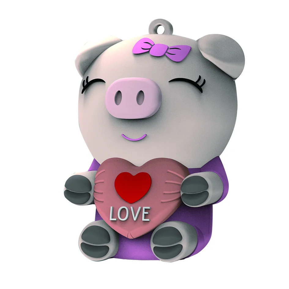 Cartoon Pig Shape Active Speaker Stereo Wireless Home Speaker - Buy ...