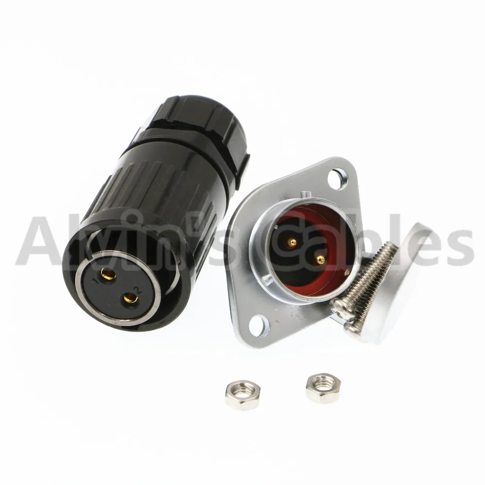 WP20 HE20 2 Pin Female Plug Male Socket - Waterproof & Dustproof