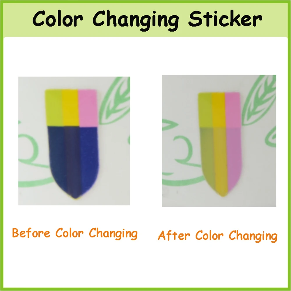 Wholesales Oem Heat Sensitive Thermochromic Sticker Color Changing ...