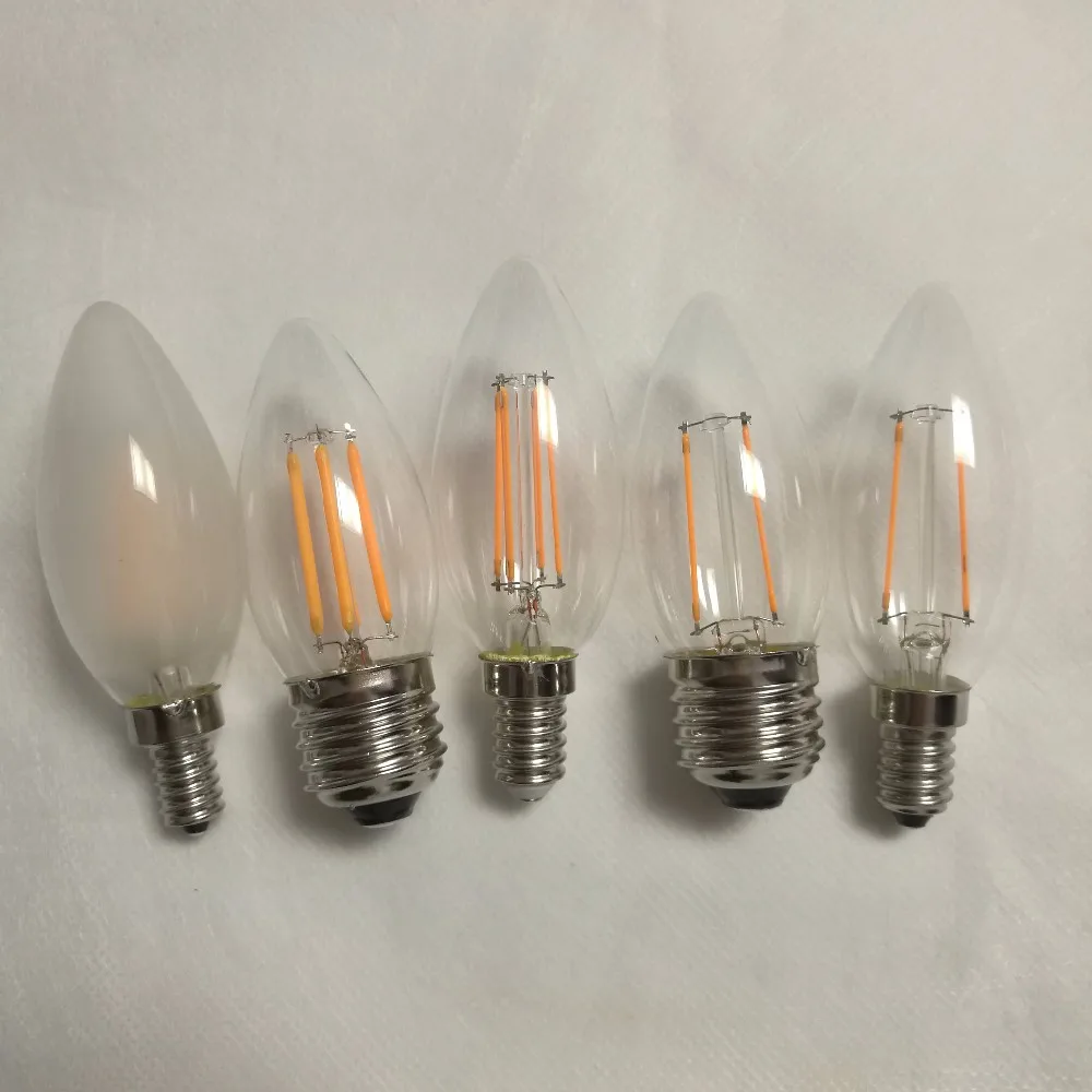 Low Voltage LED Filament Bulbs - AC/DC12V/24V E14 E27