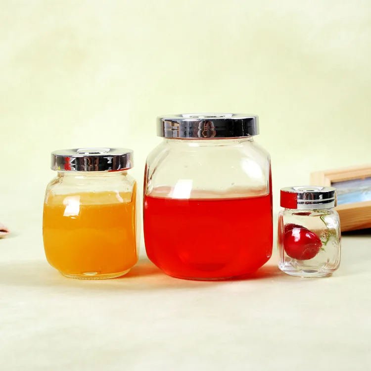 Unique Shape Mini 50ml 100ml 180ml Glass Honey Jars For Sale - Buy ...