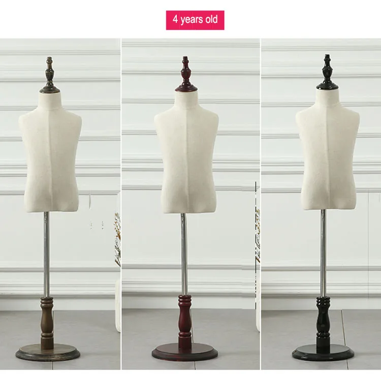 Xinji Window Display Half Body Cloth Mannequin Children Fabric Dress ...