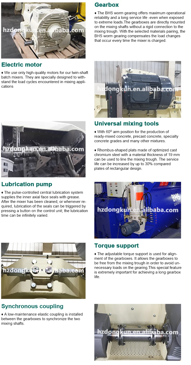 High Quality BHS Concrete Mixer - Large Capacity & Efficiency