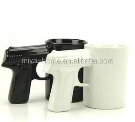 Creative Ceramic Gun Mug / Gun Handle Coffee Mug / Gun Shaped Mug - Buy ...