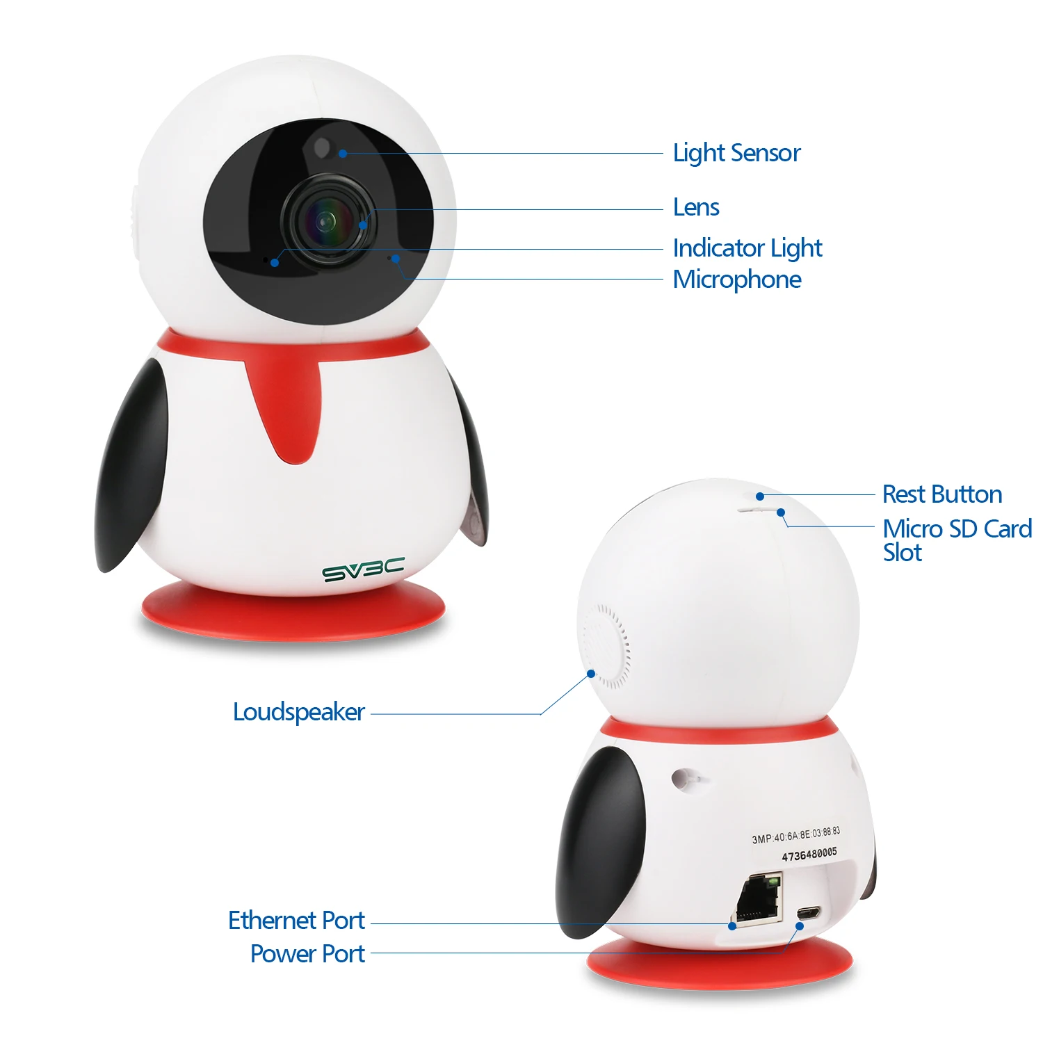 1080p Night Vision Wireless Ip Wifi Camera Home Guard Security Camera ...