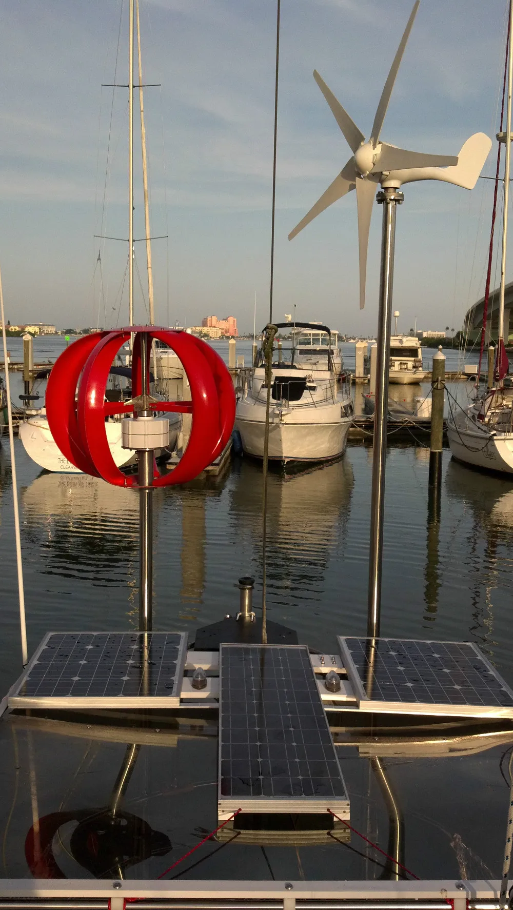 200w VAWT Turbine - Efficient Wind Power for Boats