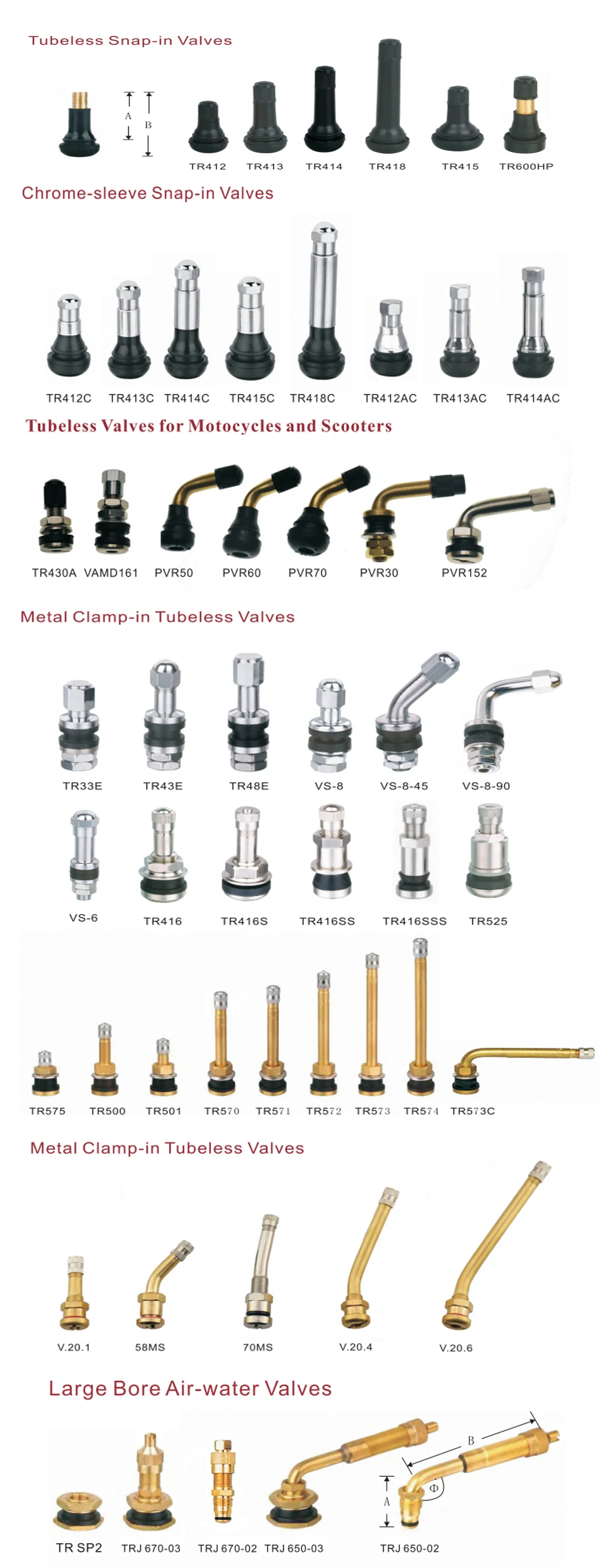 Motorcycle Inner Mental Tube Valve Stems Types - Buy Mrf Tubeless Tyre ...