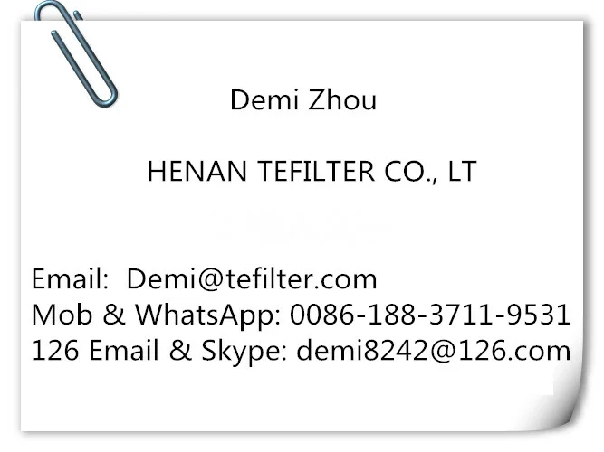 Ea1412 Filter Cartridge Tefilter For Palfinger Ea1412 Filter Element ...