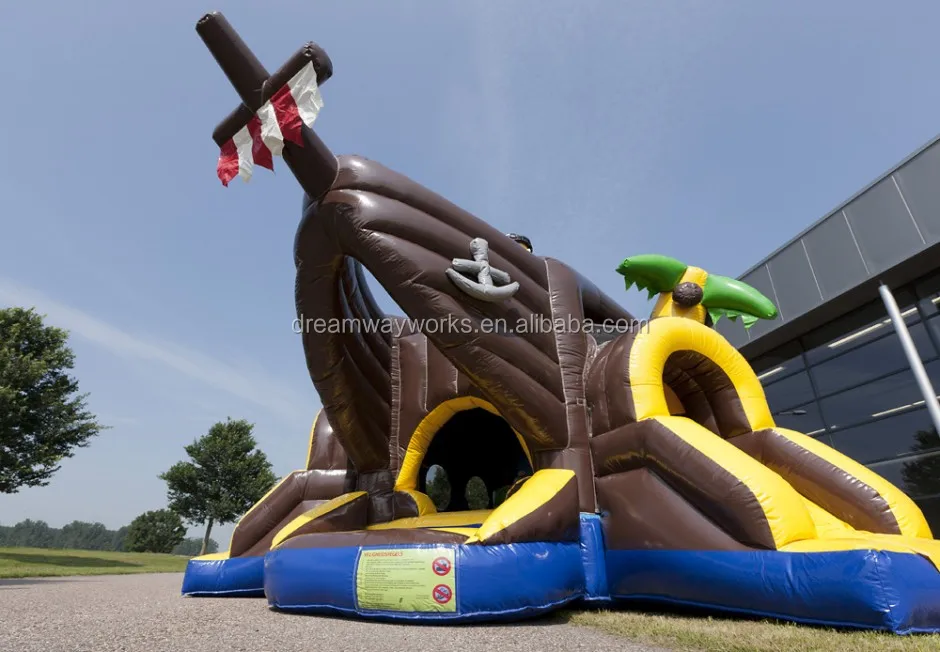 Commercial Giant Inflatable Pirate Ship,Inflatable Bounce Pirate Ship ...