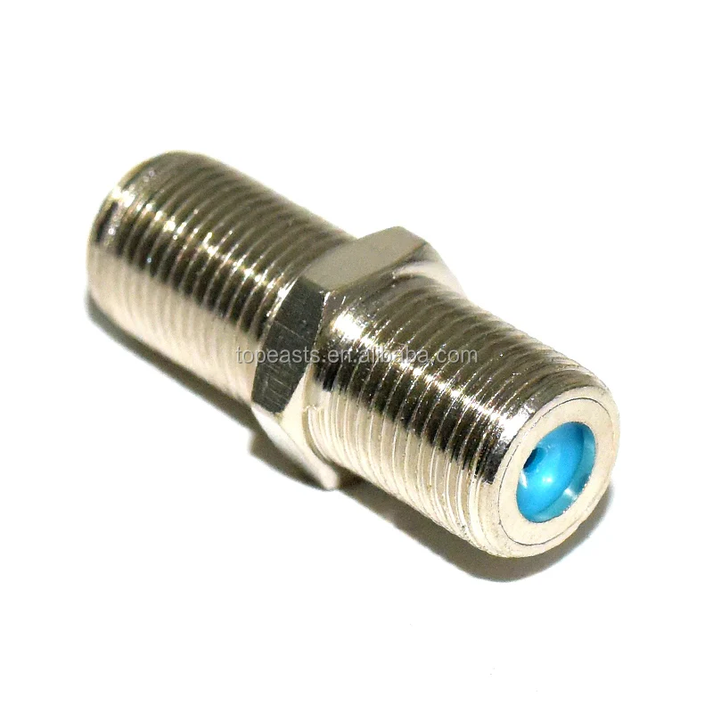 F81 Brass Splice Connector - 3ghz Female to Female F-Type Coaxial Cable ...