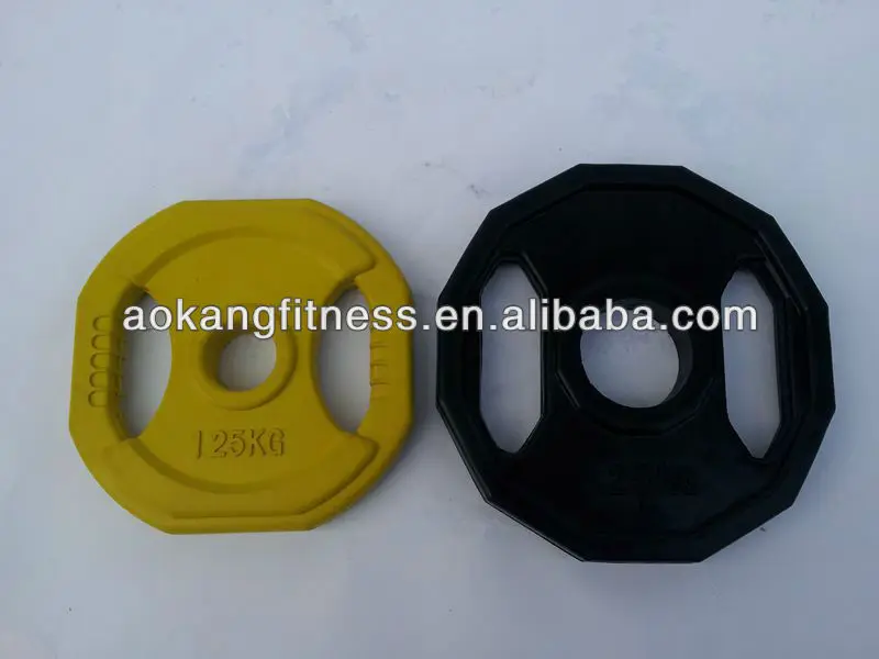 Octagon Rubber Coated Weight Lifting Plates - Buy Weight Plates,Rubber ...